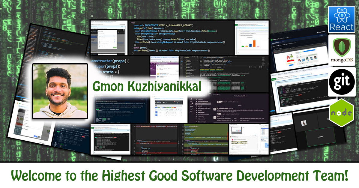 One Community Welcomes Gmon Kuzhiyanikkal to the Team!