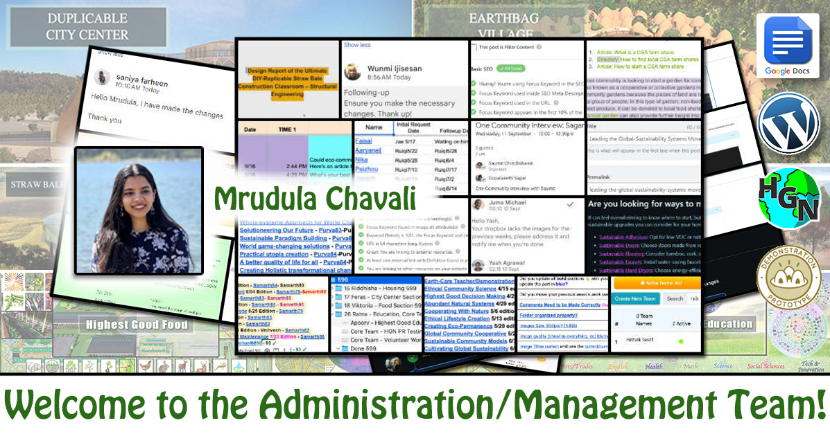 One Community Welcomes Mrudula Chavali to the Admin Team!