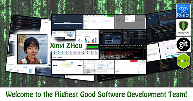 One Community Welcomes Xinyi Zhou to the Software Team!