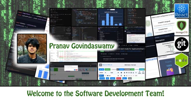One Community Welcomes Pranav Govindaswamy to the Team!